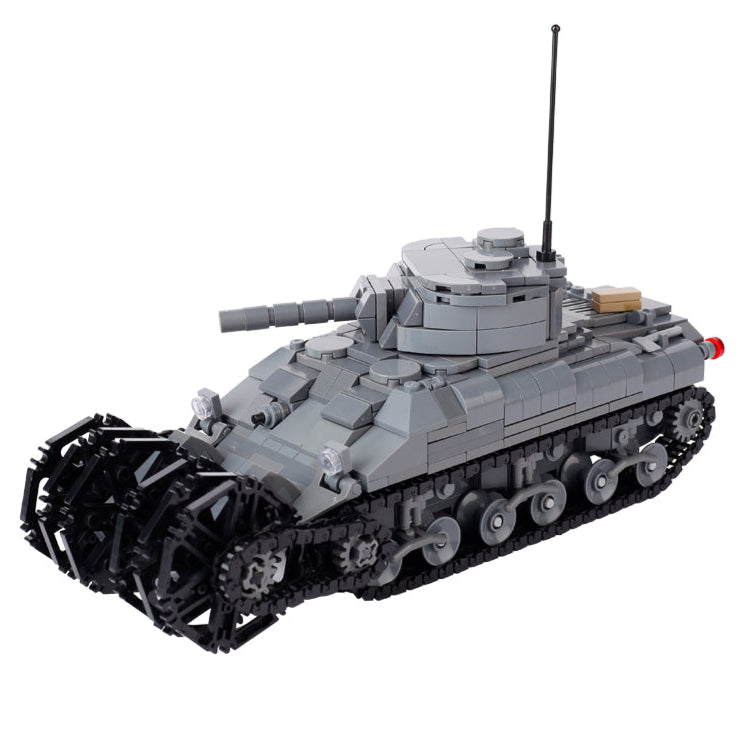 WW2 USA Sherman Minesweeper Tank Custom Military MOC – BestMinifigure