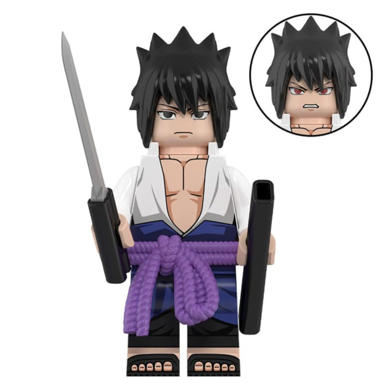 Uchiha Sasuke Custom Anime Minifigure – BestMinifigure