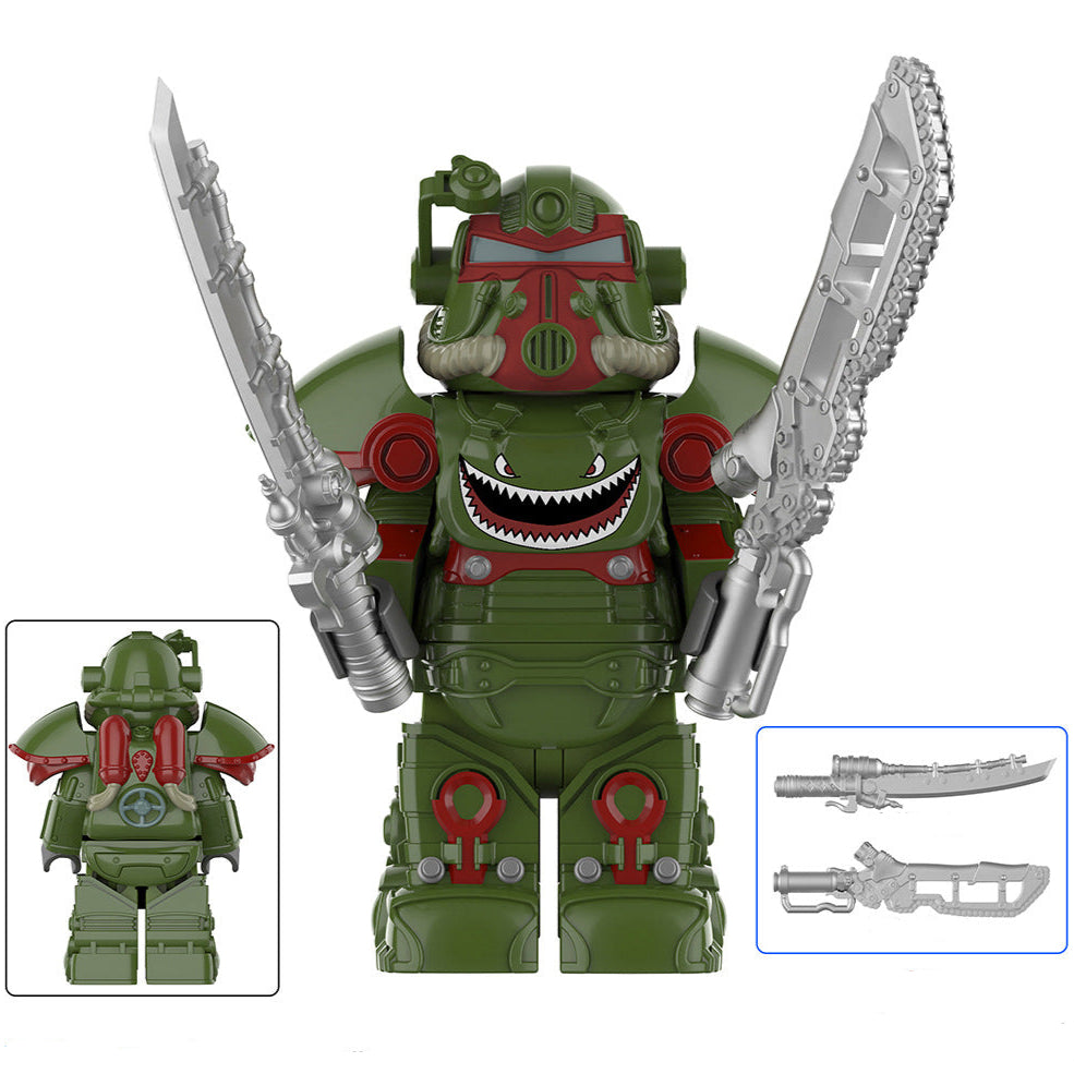 T-51 Power Armor (Hot Rod Shark) Custom Fallout Minifigure – BestMinifigure