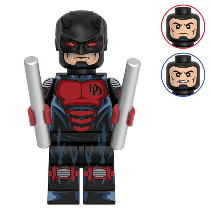 Armored Daredevil Custom Marvel Superhero Minifigure – BestMinifigure