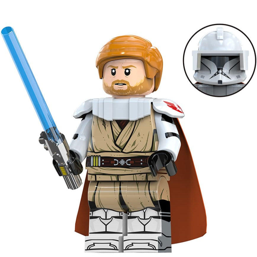 Jedi General Obi-Wan Kenobi Custom Star Wars Minifigure – BestMinifigure