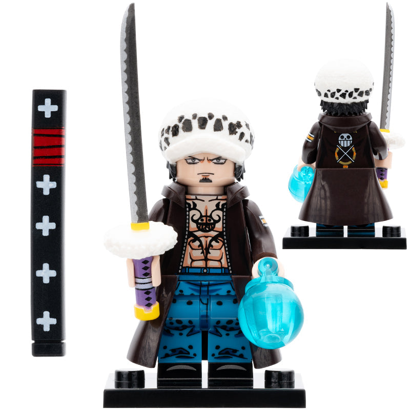 Trafalgar D. Water Law Custom One Piece Anime Minifigure – BestMinifigure