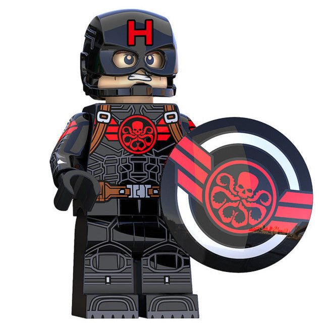 Hydra Captain America Custom Marvel Superhero Minifigure – BestMinifigure