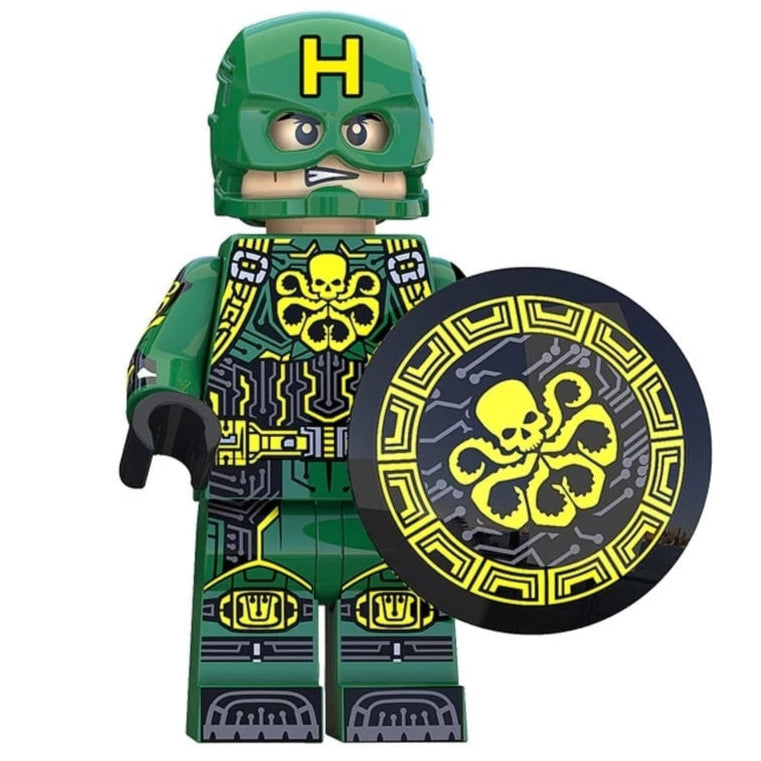 Militant (Captain America Hydra) Custom Marvel Superhero Minifigure ...