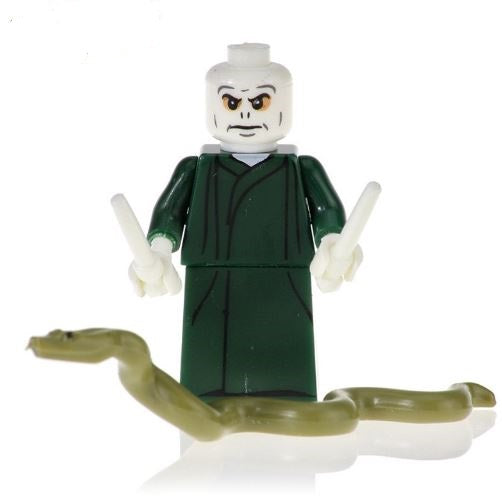 Lord Voldemort with Nagini Snake custom Harry Potter Series Minifigure ...